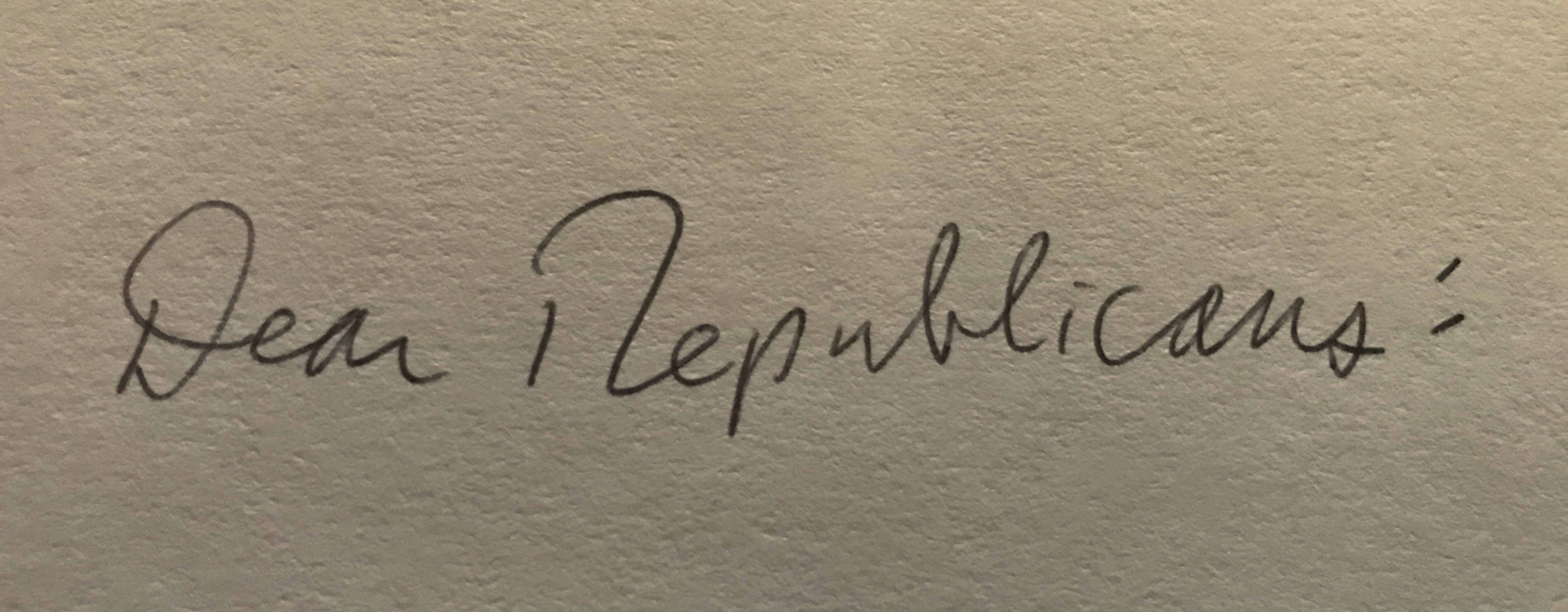 An Open Letter to Republicans | THE NEW MODERATE